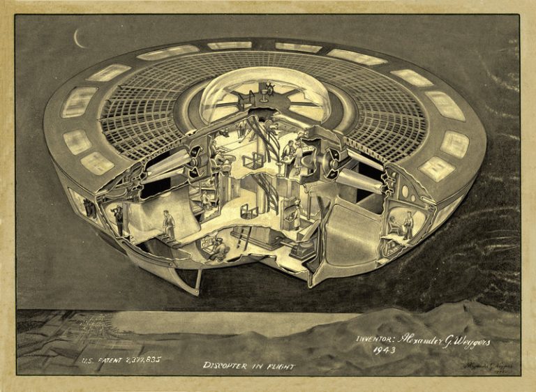 Alexander Weygers e a incrível história do Discopter, o disco voador do ...