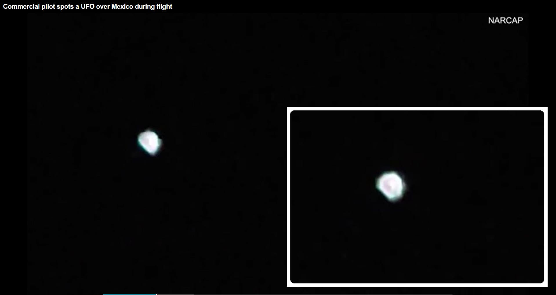 Tripulação de voo da FedEX filma UFO sobre o México - Portal Vigília